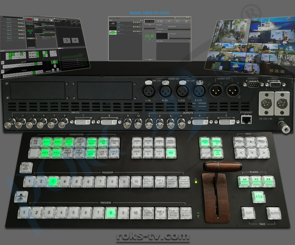 Video Mixer / Switcher HD - Roks